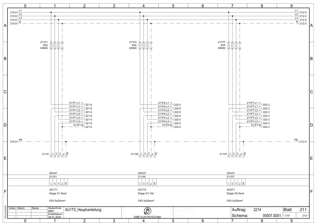 Elektroschema | Erbe Elektrotechnik
